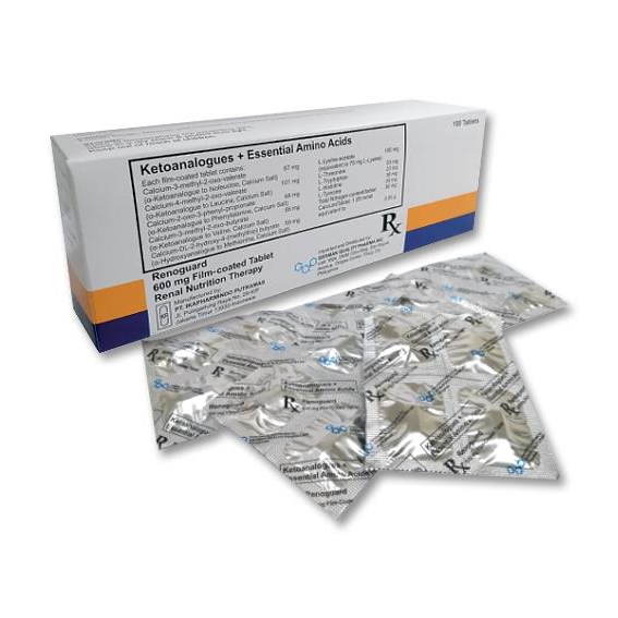 RENOGUARD Ketoanalogues / Essential Amino Acids 600mg Film-Coated ...